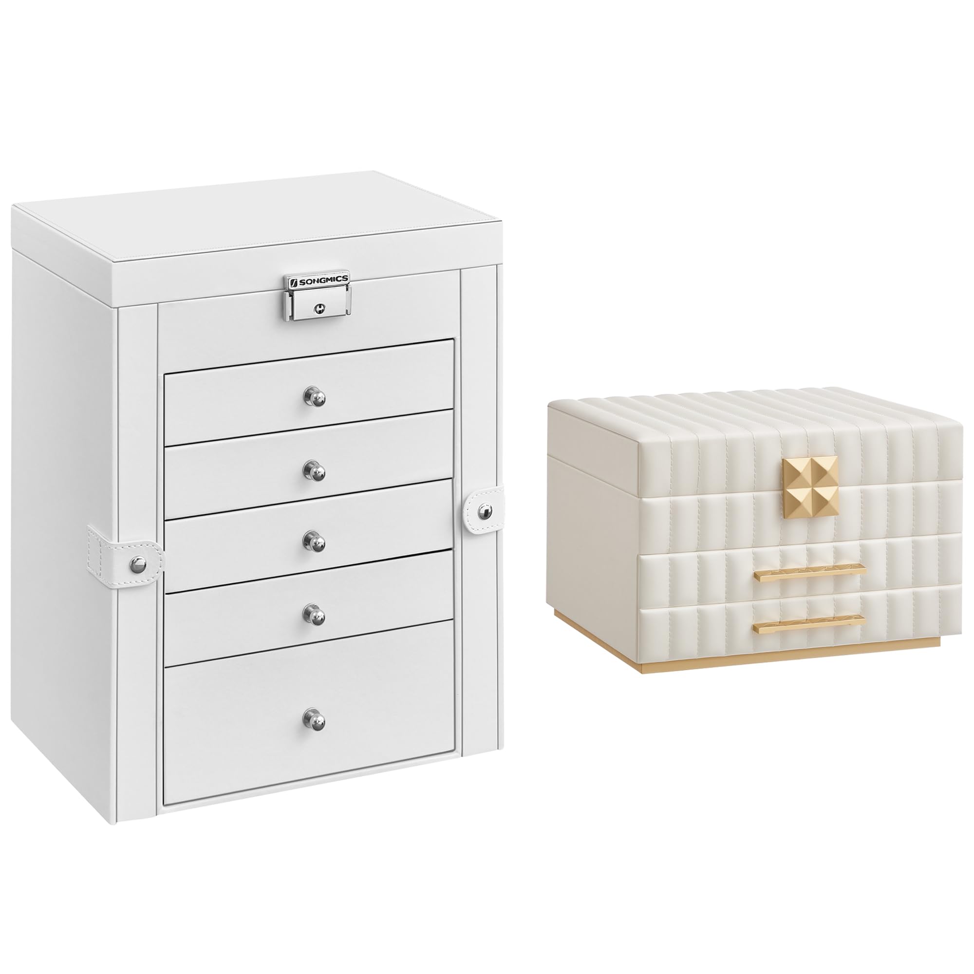 Amazon.com: SONGMICS 6-Tier Jewelry Organizer and 3-Tier Jewelry Box ...