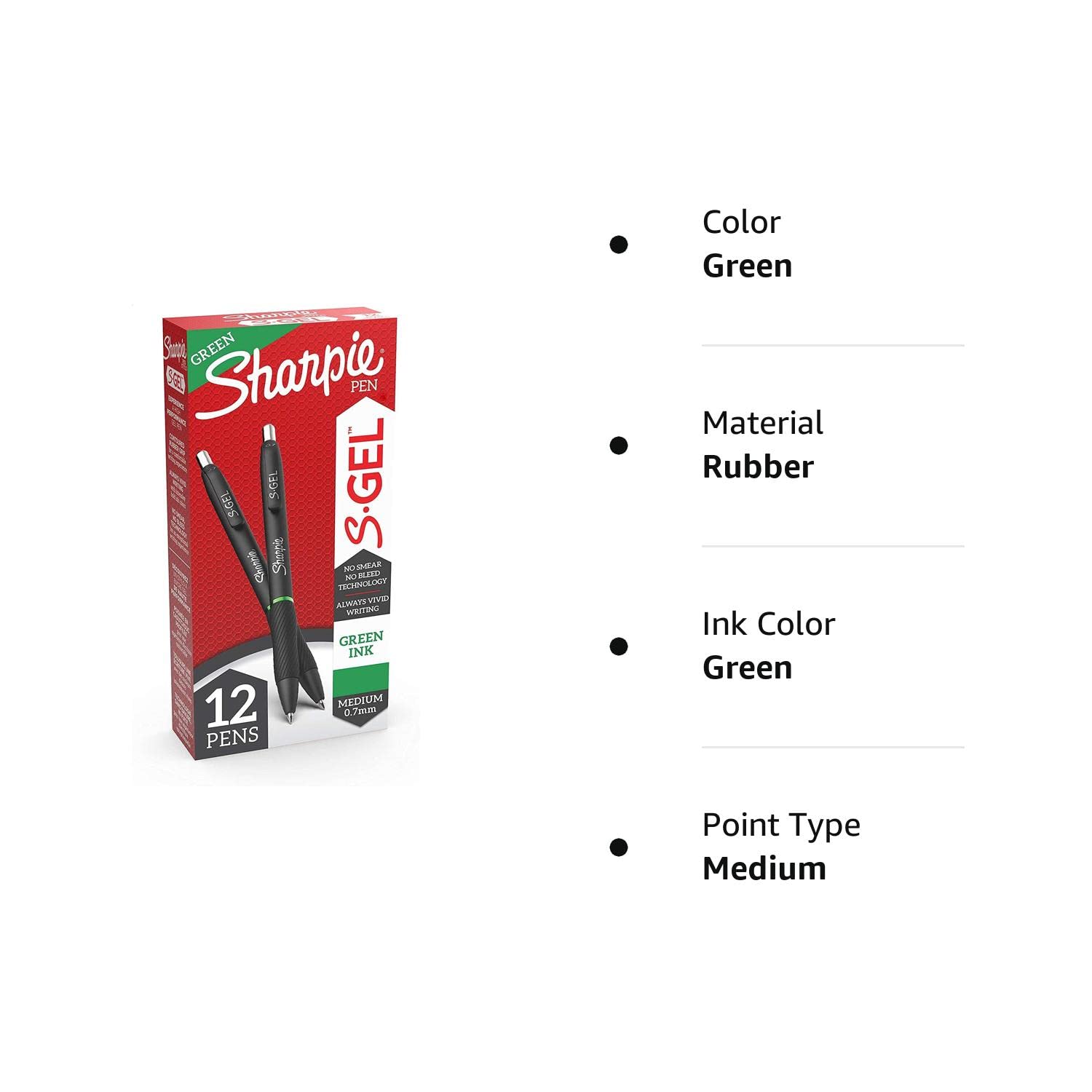 Snapklik.com : SHARPIE S-Gel, Gel Pens, Medium Point