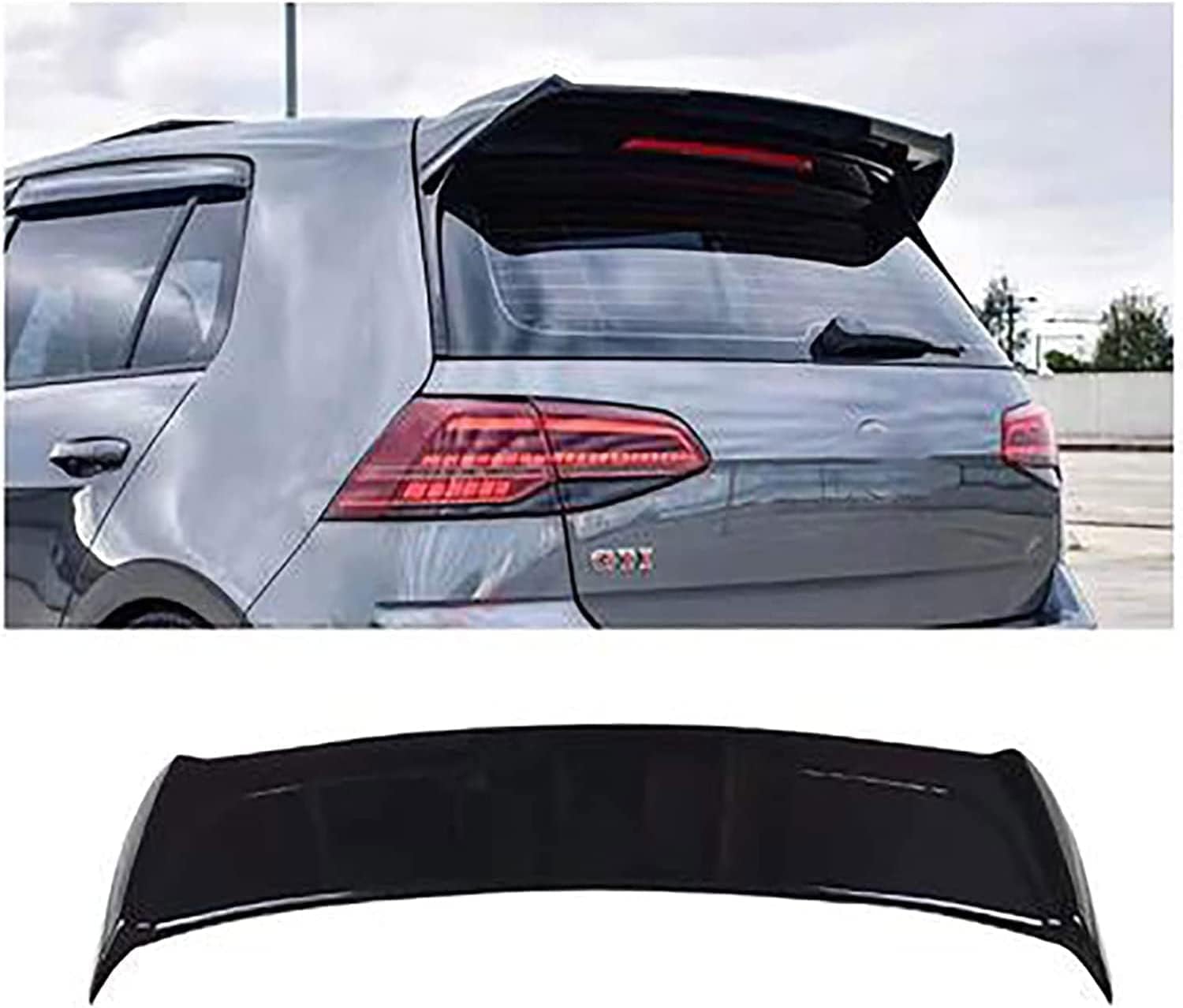 Premium ABS Auto Heckspoiler Spoiler für VW Golf 7 7.5 GTI R JQR-K 2014 ...