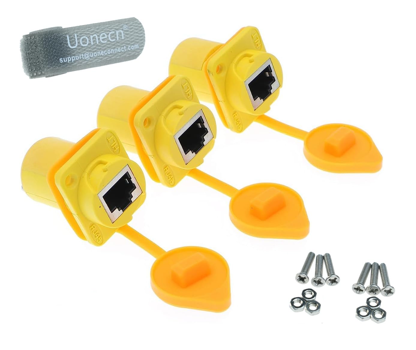 Amazon.com: 3 pcs RJ45 Waterproof Dust Plug Connectors RJ45 Connector ...