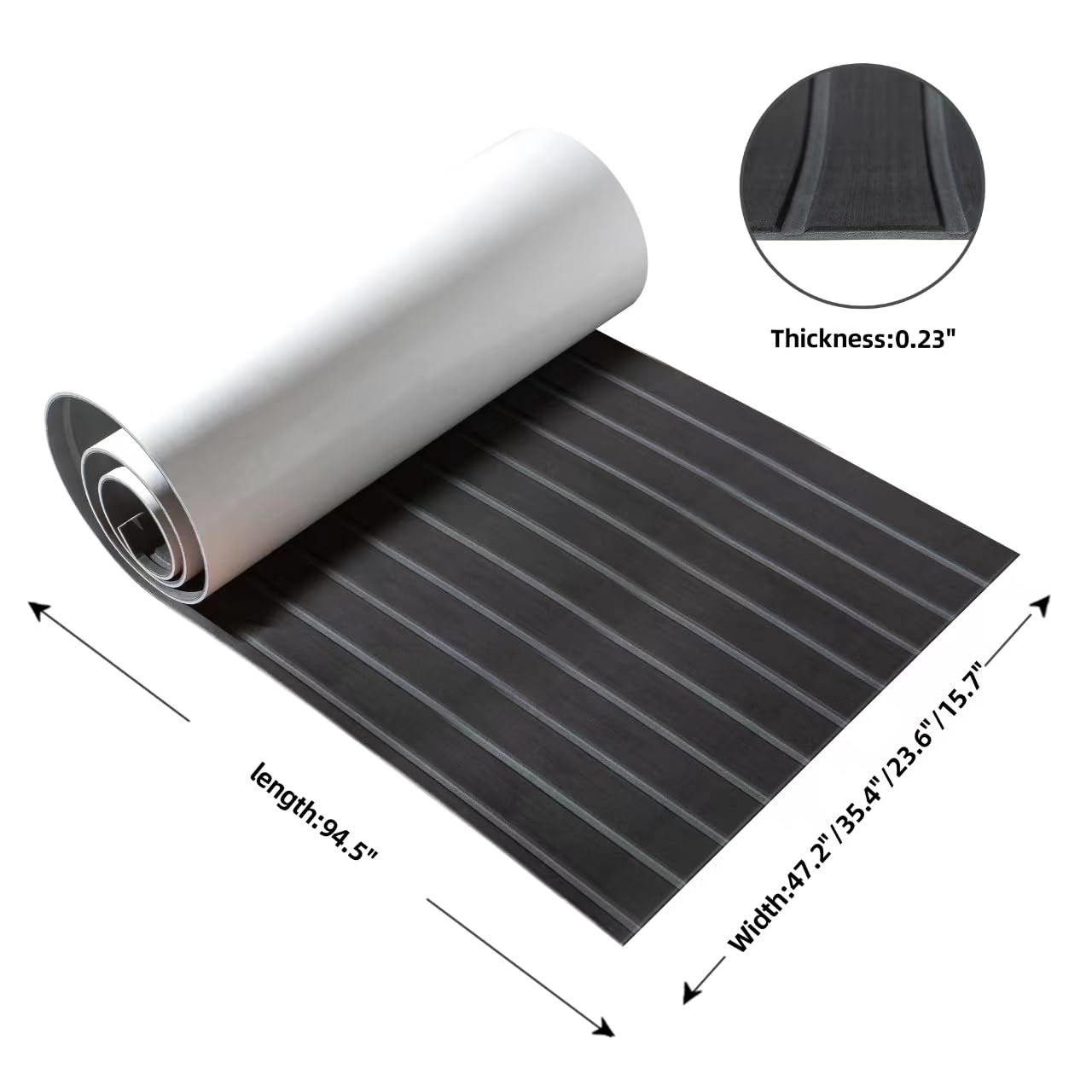 Snapklik.com : FOCEAN Boat Flooring EVA Foam Boat Decking Faux Teak ...