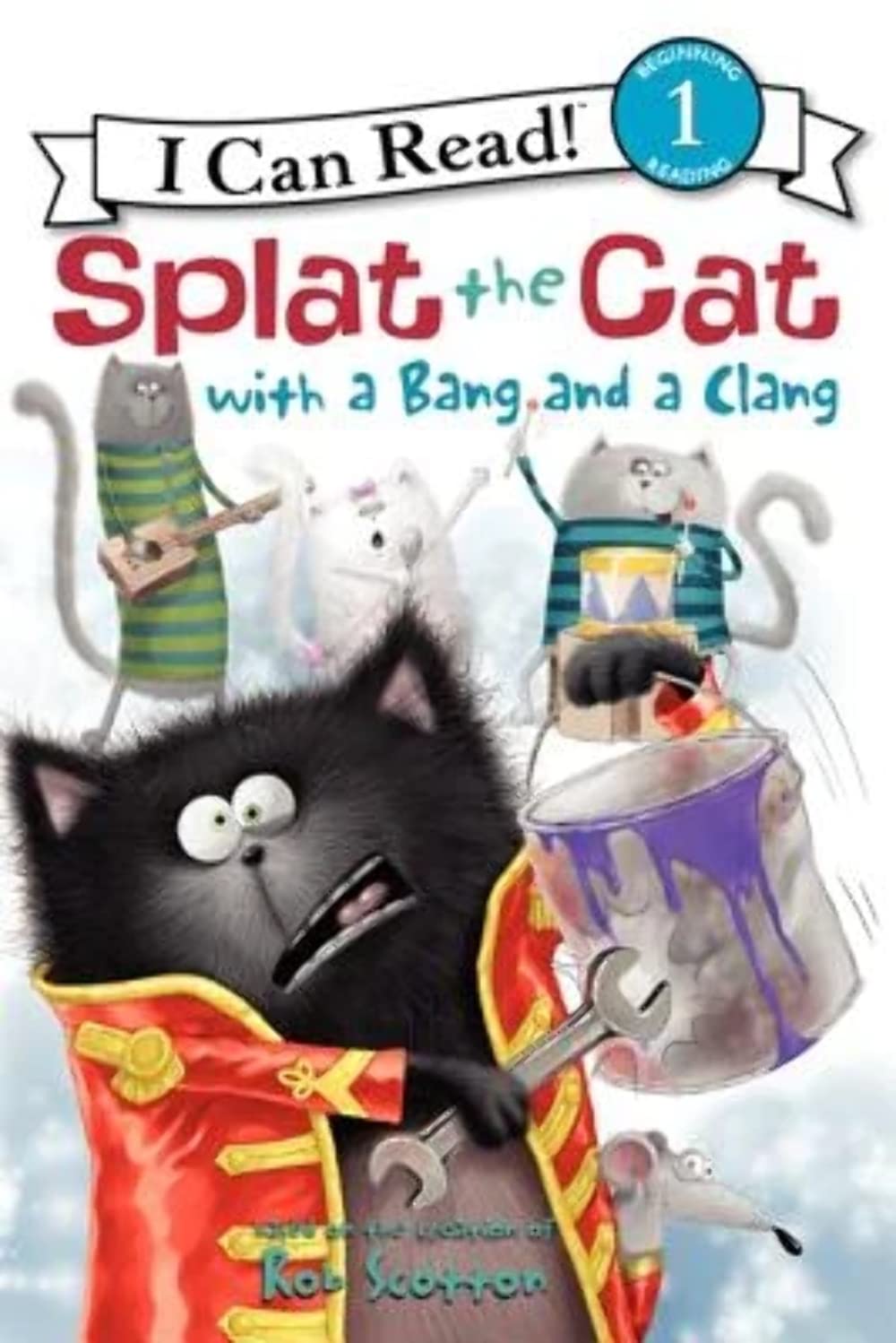 Amazon.com: Splat the Cat with a Bang and a Clang (I Can Read Level 1 ...