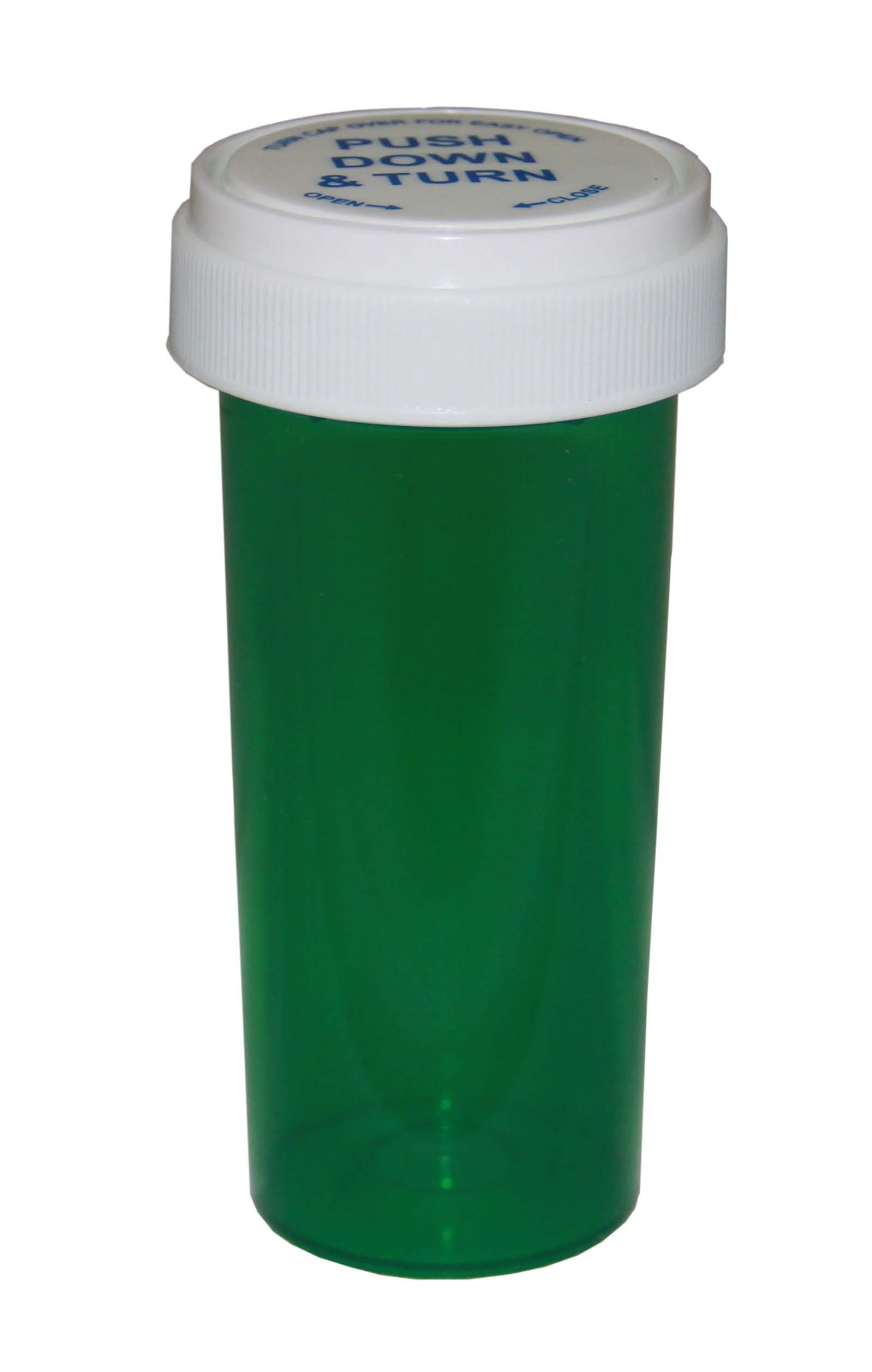 Amazon.com: Pharmacy Prescription Vials, Green Child Resistant Medicine ...