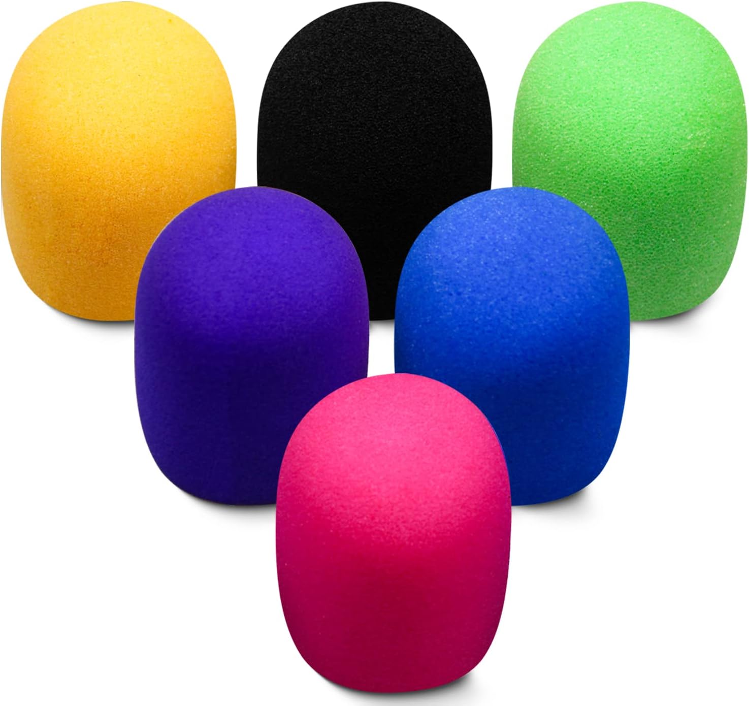 Amazon.com: Fielect 5Pcs Microphone Cover Sponge Foam Mic Cover ...