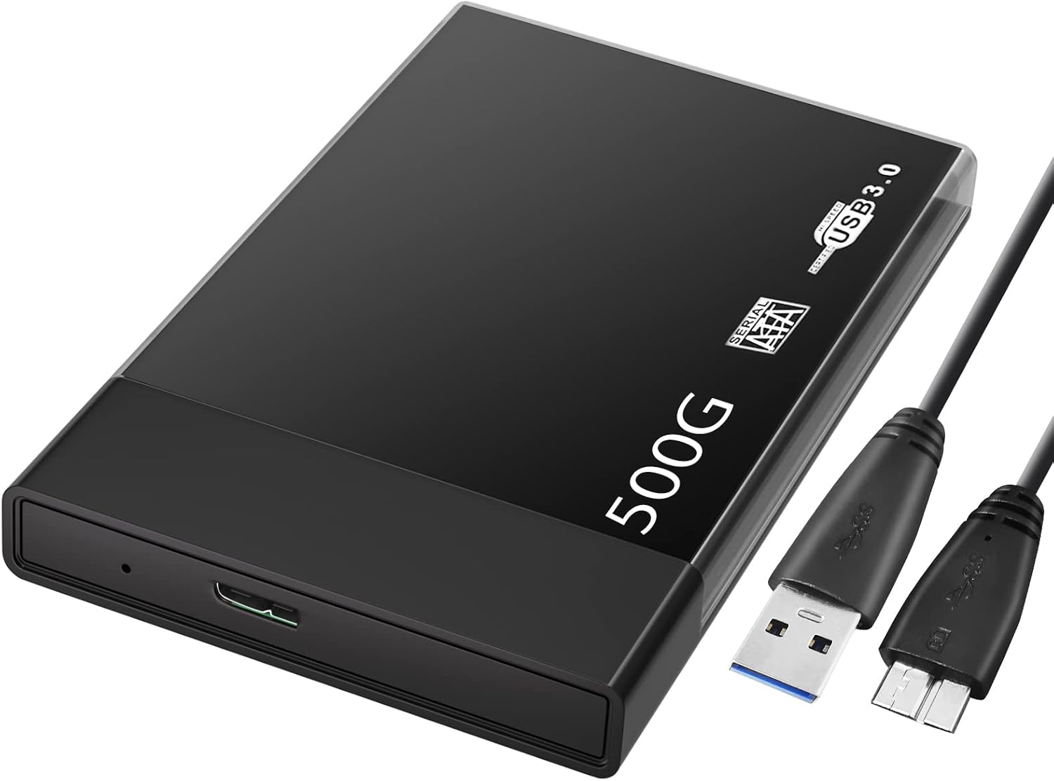 Amazon | WVX 外付けHDD 500G USB3.0 ハードディスク 2.5インチ機械式ハードドライブ 超薄型 ポータブル ノートパソコン/PC/TV/Mac/PS4/XBox適用に ...