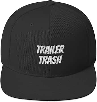 Trailer Trash Hat | Funny Redneck Hat for Men, White Trash Hat ...