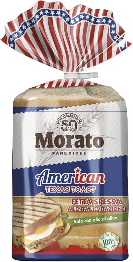 Pane Morato, American Texas Toast, Morbido Pane a Fette, Ideale per ...