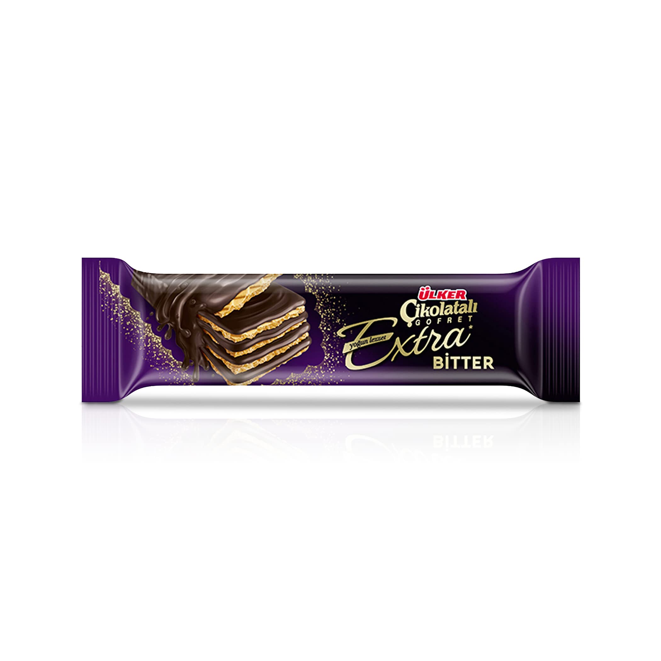 Buy Ulker Extra Dark Chocolate Wafer - Chocolate Covered Wafer with ...