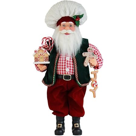 Amazon.com: Windy Hill Collection 16" Inch Standing Gingerbread Chef ...