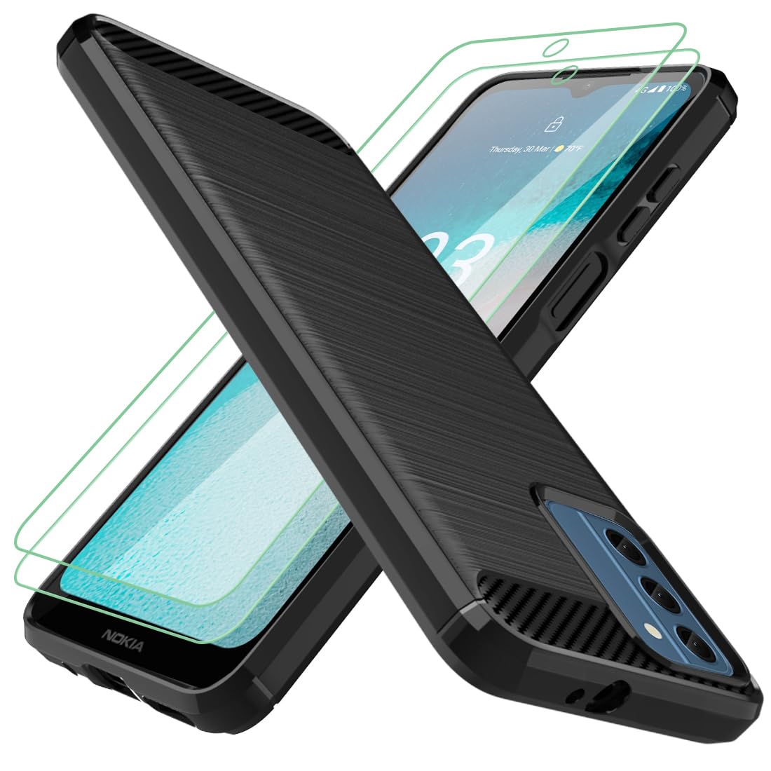 Amazon.com: Osophter for Nokia C300 Case: with 2pcs Screen Protector ...