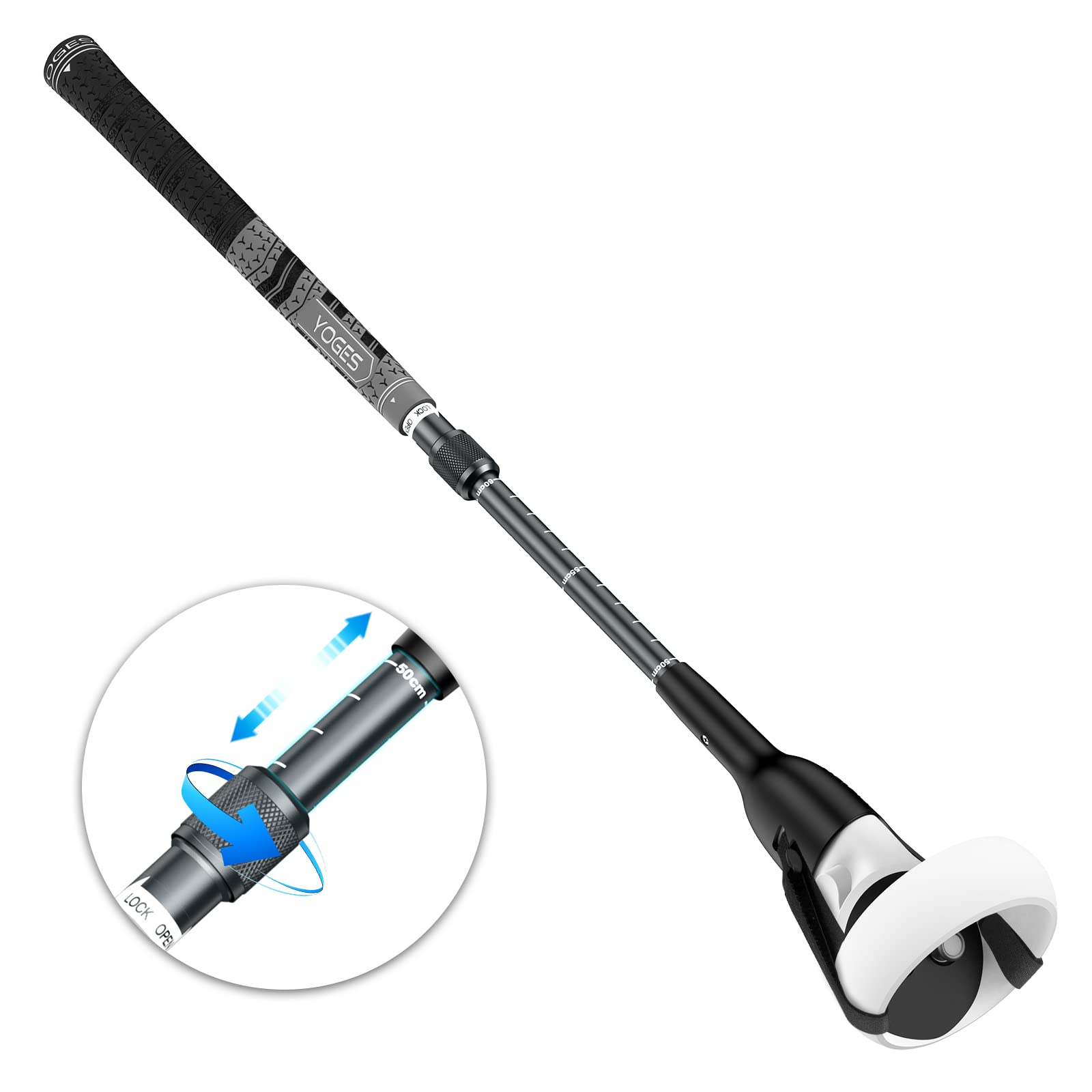 Amazon.com: Adjustable Length VR Golf Club Handle Compatible for Oculus ...