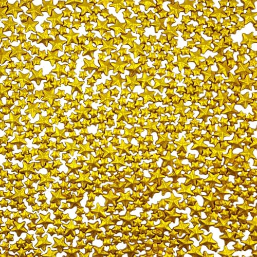 Amazon.com: Homankit Gold Star Sprinkles Edible Stars for Cake ...