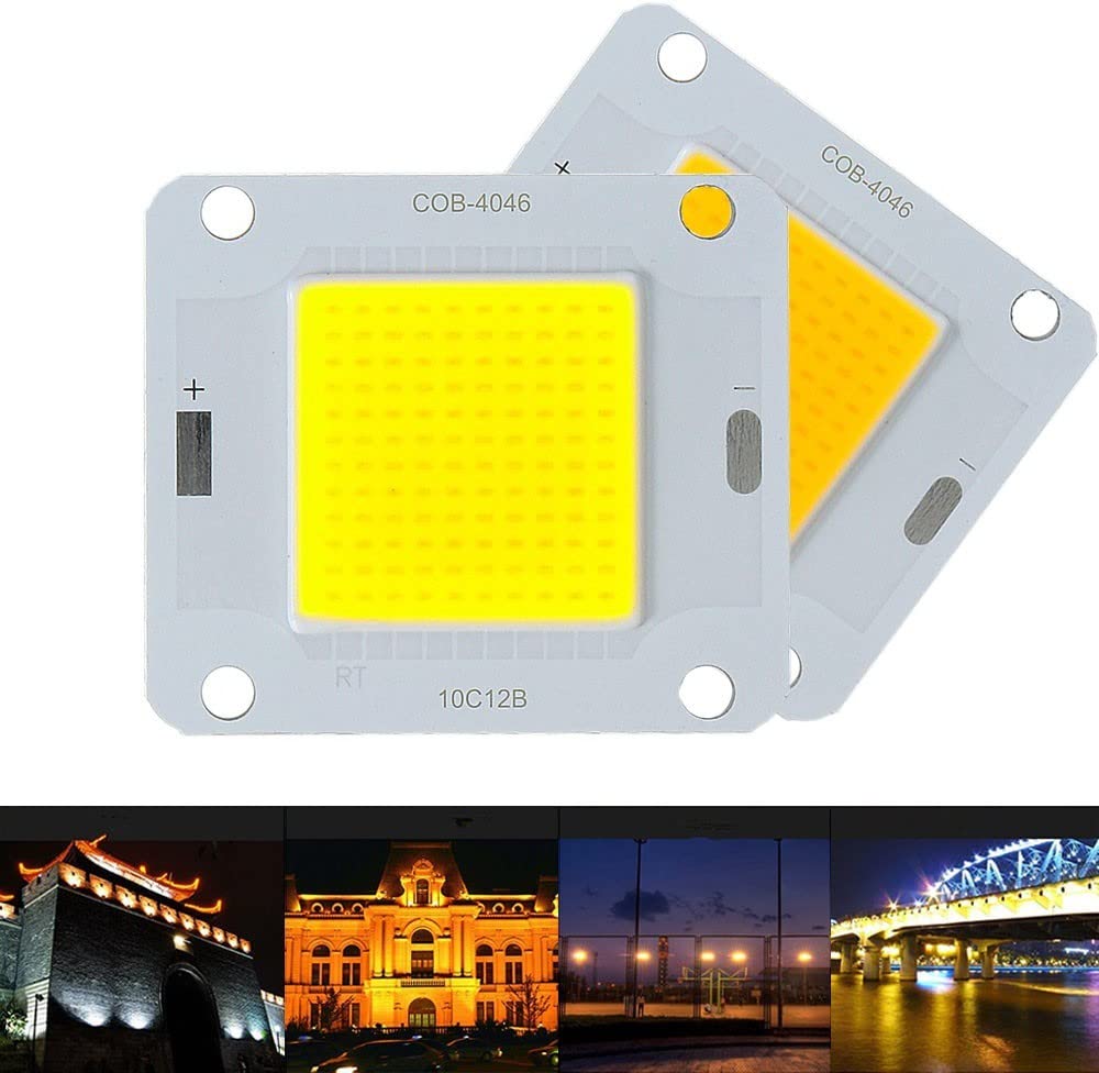 Buy SG FLASH 50W White Warm White 120LM/W COB LED Chip Source for Flood ...