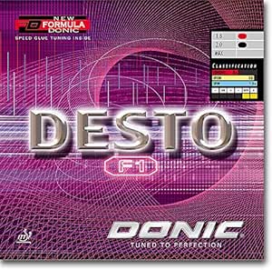 Donic Desto F1 Table Tennis Rubber Black Max, Rubbers - Amazon Canada