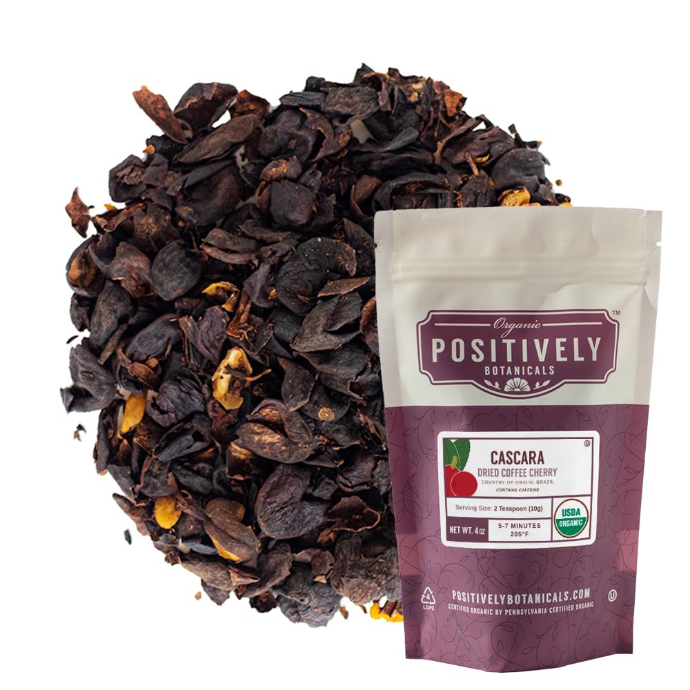 Amazon.com : Organic Positively Botanicals Company, Cascara, Herbal Tea ...