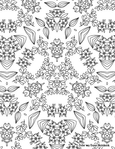 Color My Cover Notebook (quilt design, 200pg): Therapeutic notebook for ...