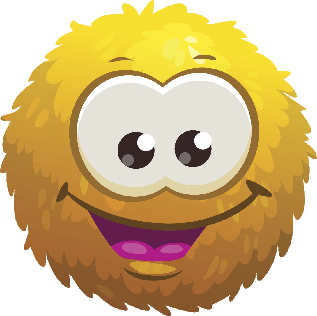 Cute Cartoon Monsters Fuzzy