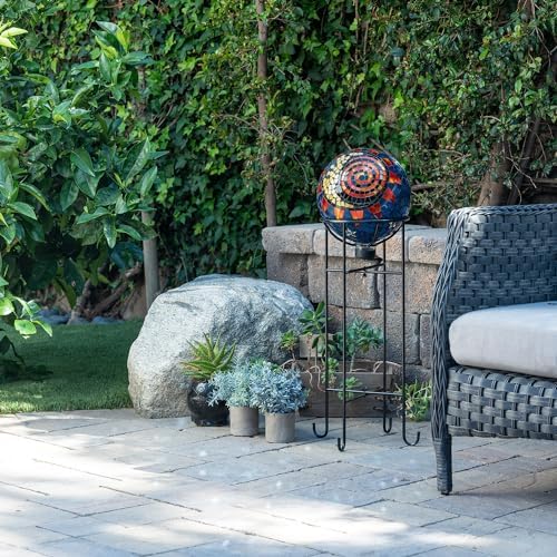 Amazon.com : Alpine Corporation 12" Tall Indoor/Outdoor Mosaic American ...