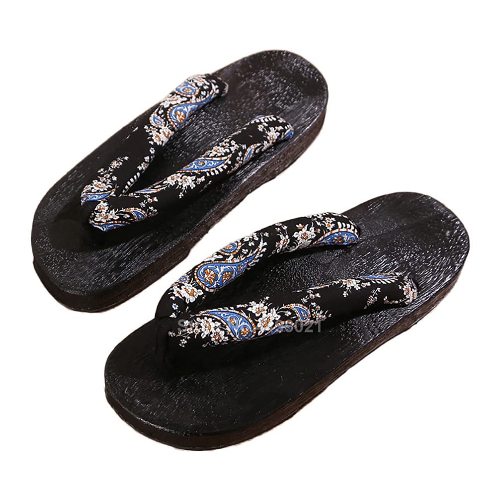 Buy Anime Cosplay Shoes Men Women Traditional Samurai Japanese Geta ...