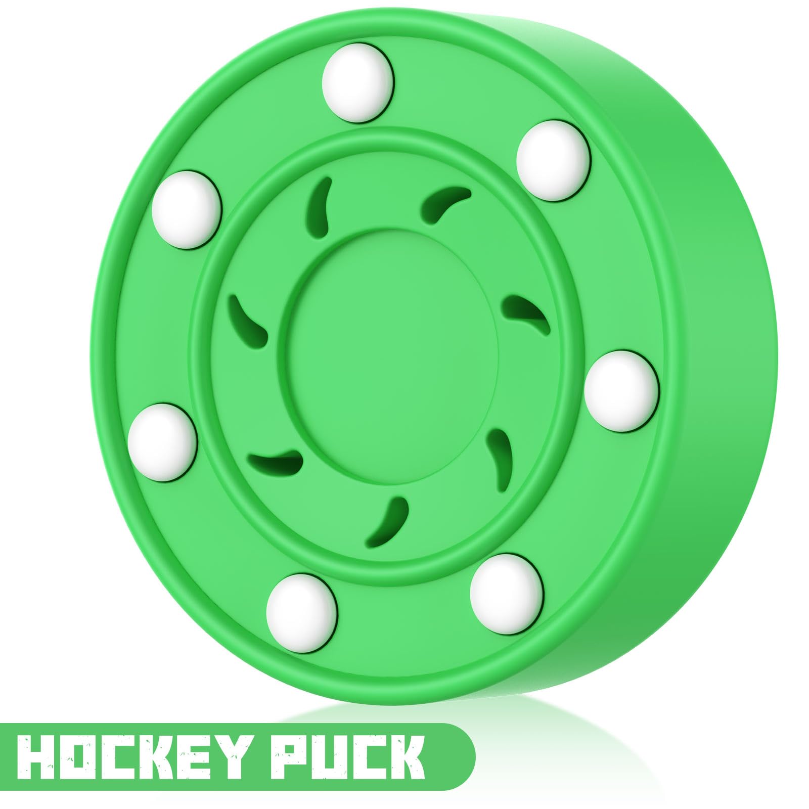 Lenwen 16 Pcs Hockey Pucks for Outdoor Hockey Adult Roller Street ...