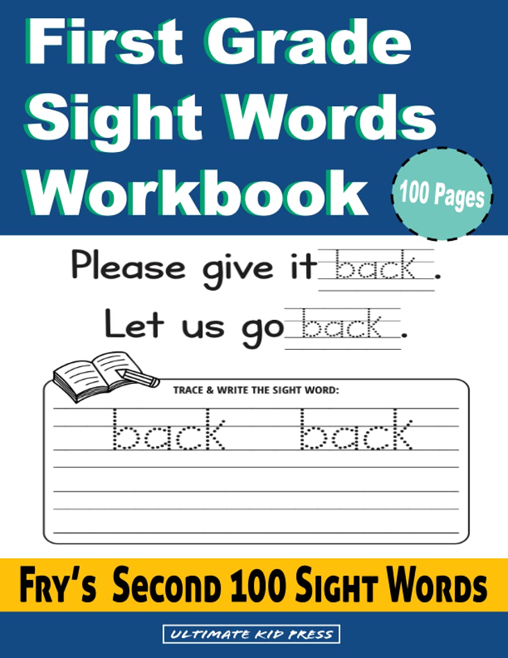 Buy First Grade Words Workbook: Fry's Second 100 Words | 100 Pages ...