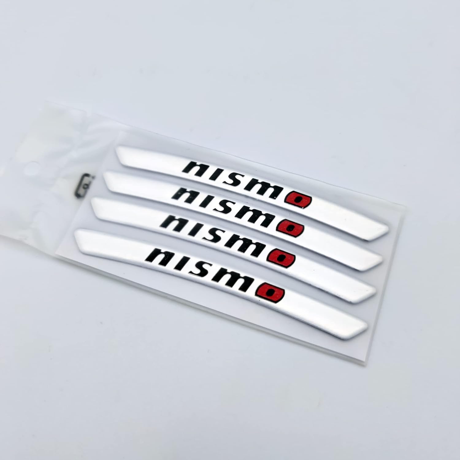 Amazon.co.jp: nismo Nissan Rim Sticker Wheel Hide Scratch Cool Silver ...