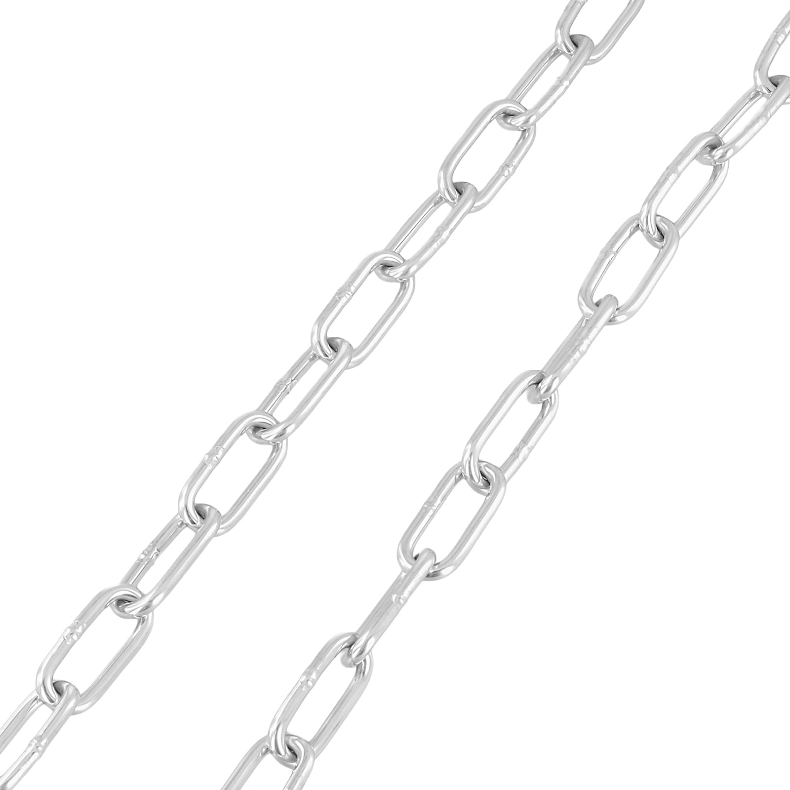Snapklik.com : Stainless Steel Link Chain, 5/32 Inch X 32.8 Feet Heavy ...