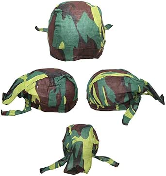 MWS Woodland Camo Camouflage Printed Do Rag Doo Rag Skull Cap Head Wrap ...