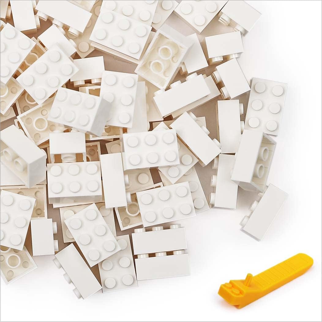 Amazon.com: Unirolic Classic Building Bricks Set, 100 Piece 2x3 Basic ...