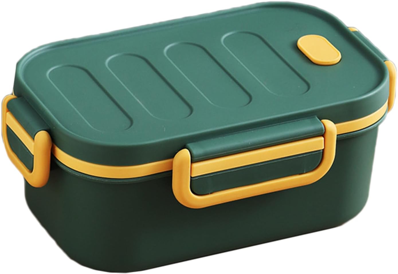 Amazon | ランチボックス お弁当箱 男性 仕切り レンジ可能 bento box 食器付き 密閉 パッキン一体構造 1000ML 出勤 ...