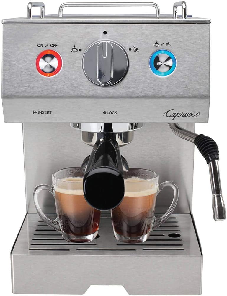 Amazon.com: Capresso Cafe Select Professional Stainless Steel Espresso ...