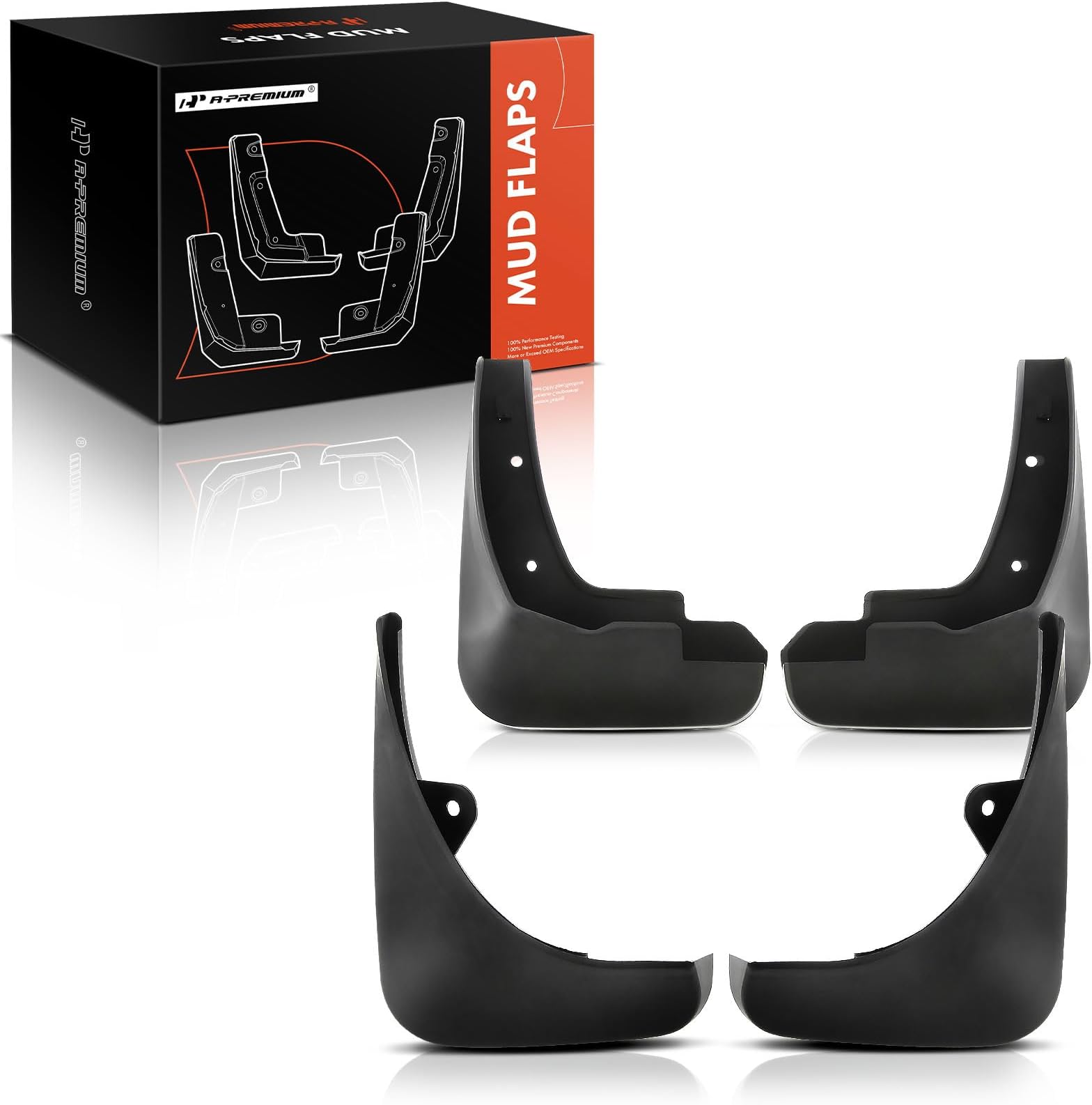 Amazon.com: Set of 4PCS Mud Flaps Splash Guards Mudguards Mudflaps with ...