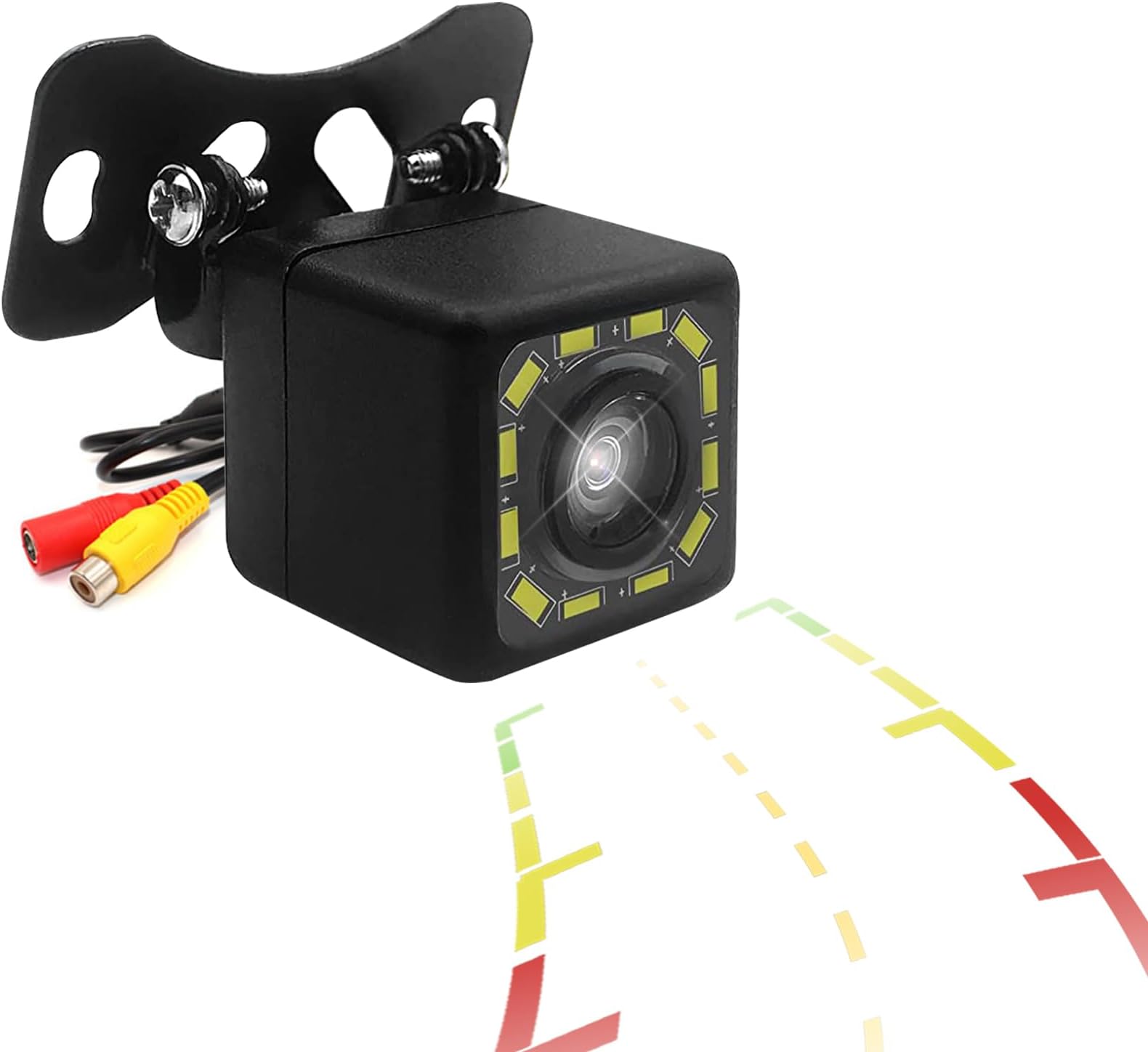 Amazon.com: Jawmoy 1 PC Car Rear View Backup Camera, Universal 12 LED ...