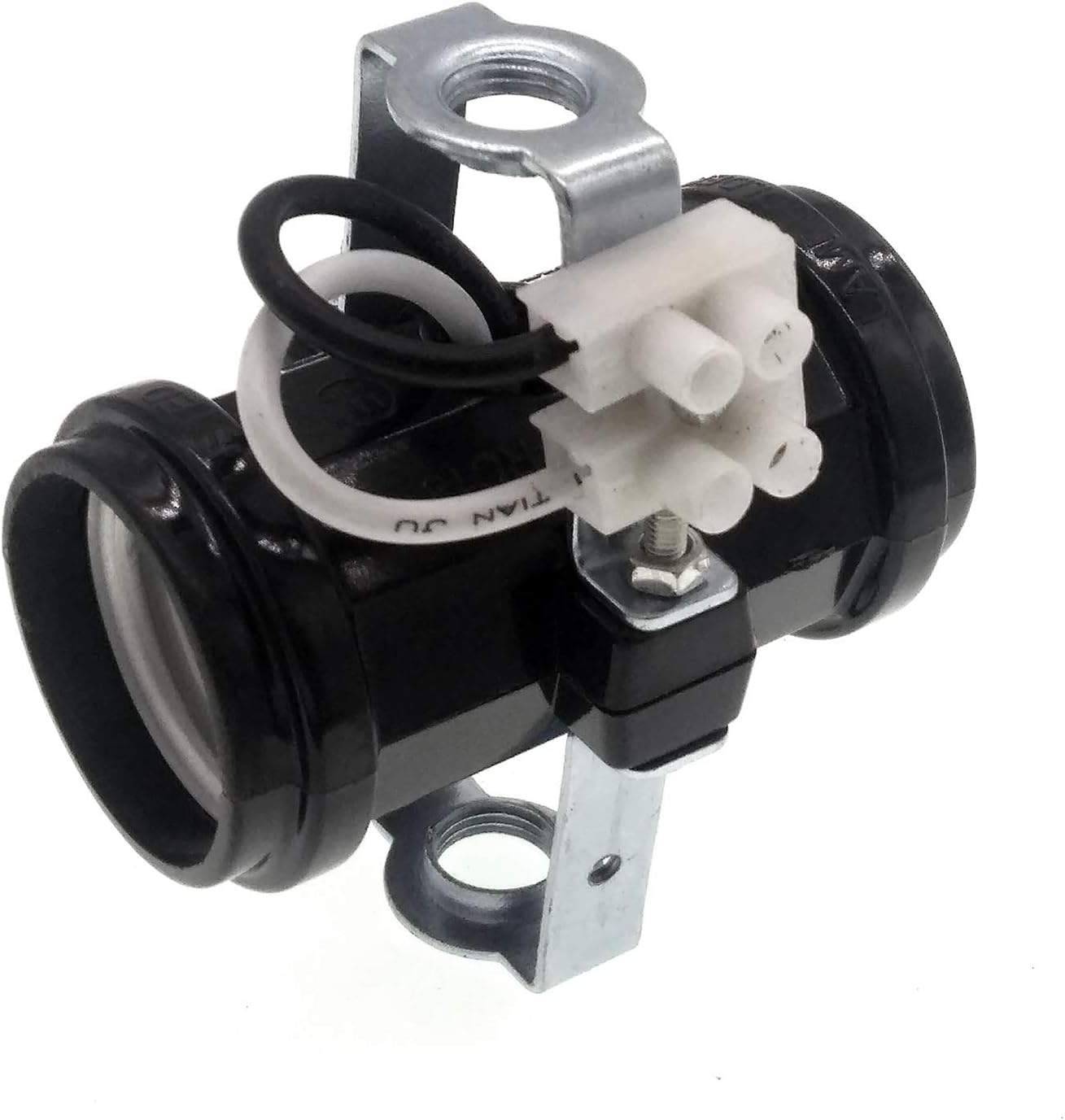 Amazon.com: B&P Lamp® Twin E26 Medium Base, Glazed Porcelain Socket ...