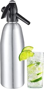 AstraLoom 1L Soda Siphon Kit, Aluminum Sparkling Water Maker for Carbonated Drinks/Juices ...