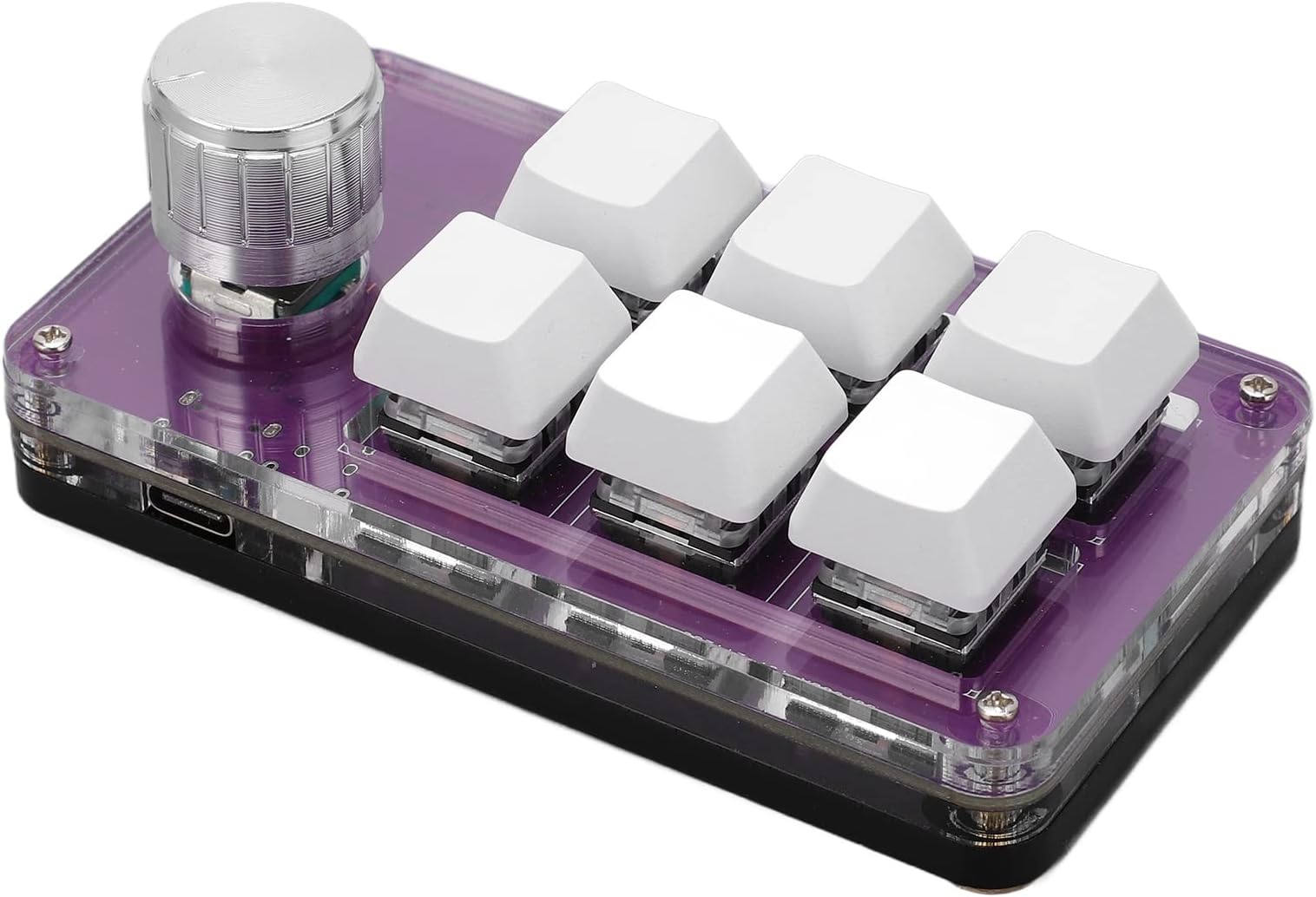 Amazon.com: Mini Macro Mechanical Gaming Keyboard, 6 Keys One Handed ...