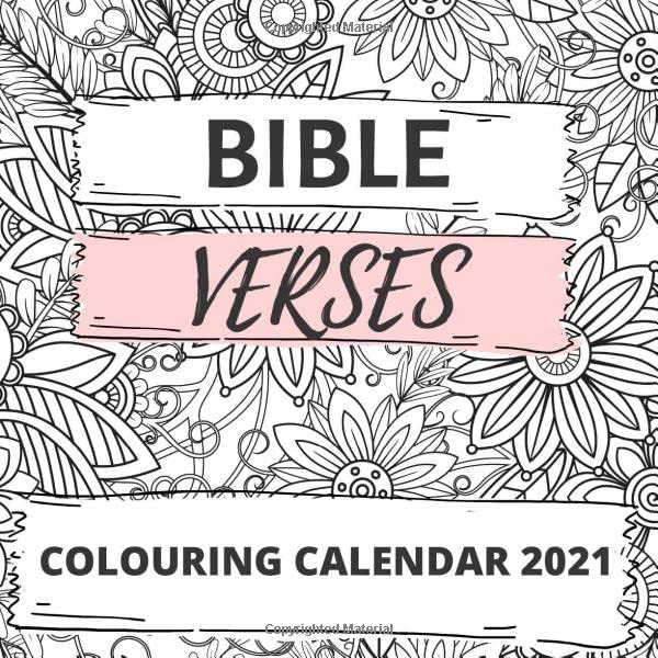 Amazon.com: Bible Verses Colouring Calendar 2021: January 2021-December ...