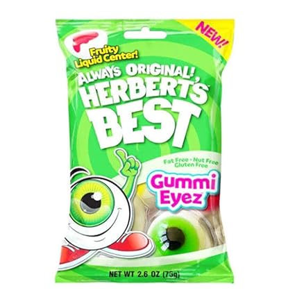 Amazon.com : Herbert's Best Gummi Eyez | Gummy Eyes Gummy Candy with ...