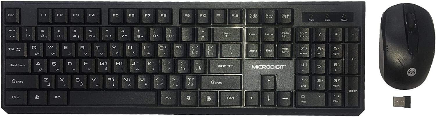 Amazon.in: Buy Microdigit MD305kw Wireless Keyboard Slim Light Weight ...