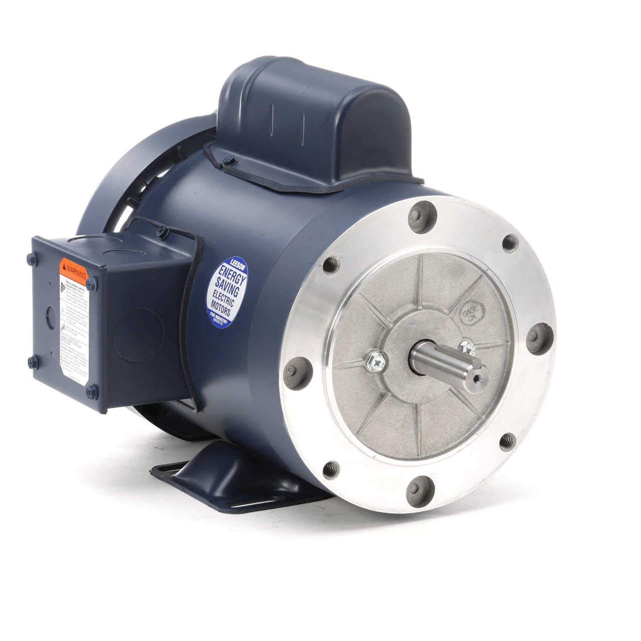 Leeson 112135.00 General Purpose C Face Motor, 1 Phase, 56C Frame ...