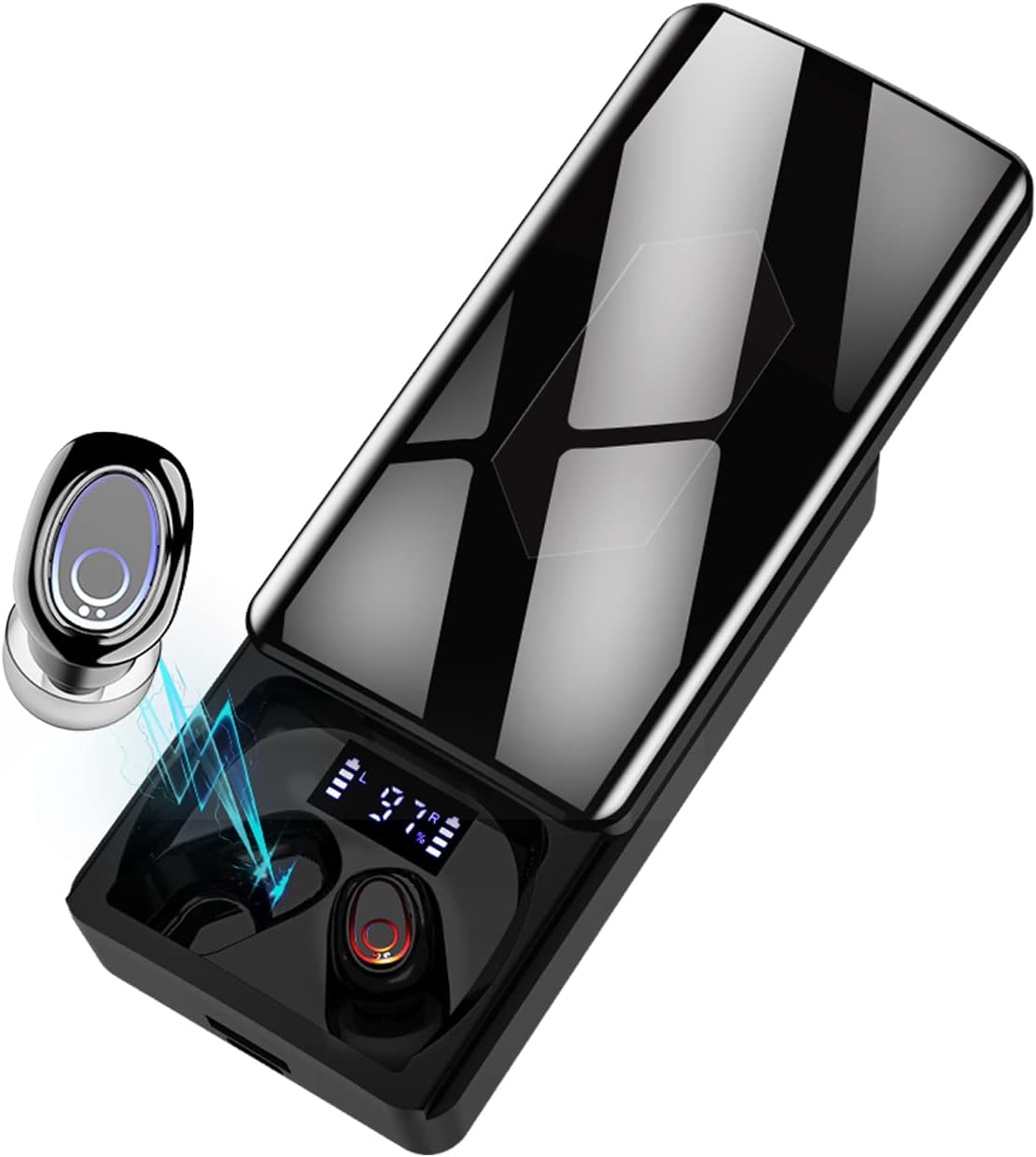 DOREAMO Wireless Earbuds, Bluetooth Earphones with 10000mAh Li-ion ...