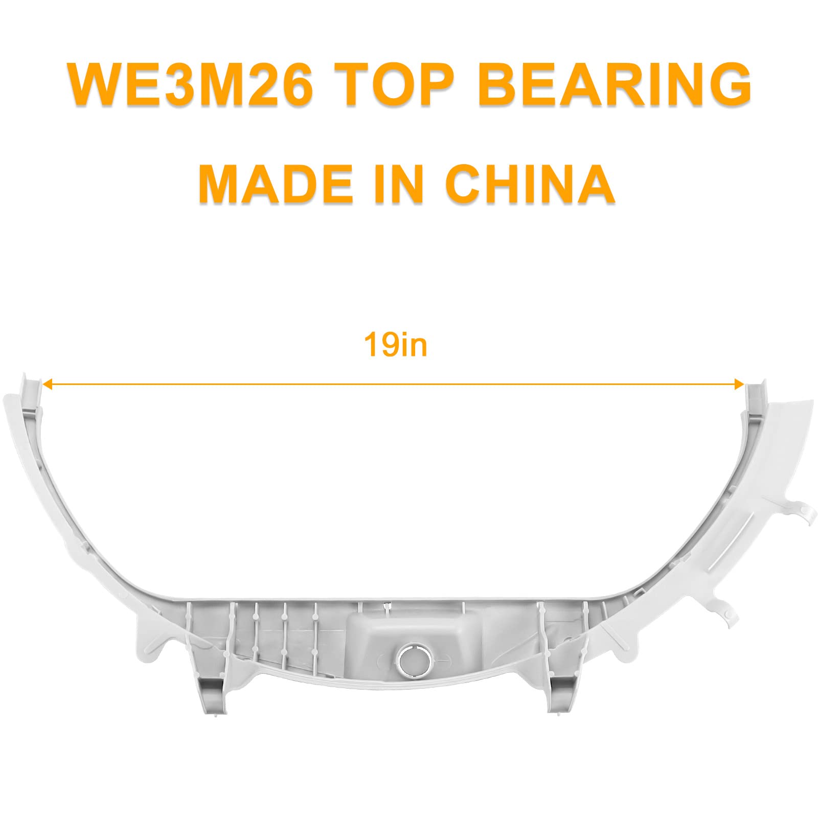 AMI PARTS WE49X20697 Dryer Bearing Kit Includes WE3M26 Top Bearing ...