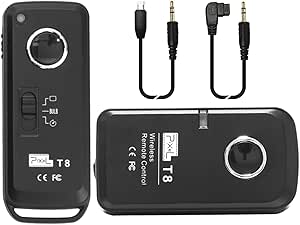 Amazon.com : Wireless Shutter Remote for Sony, T8 Shutter Release Wired Camera Remote Control ...