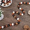 Amazon.com: Whaline 240Pcs Farmhouse Rustic Fall Wood Beads Natural ...