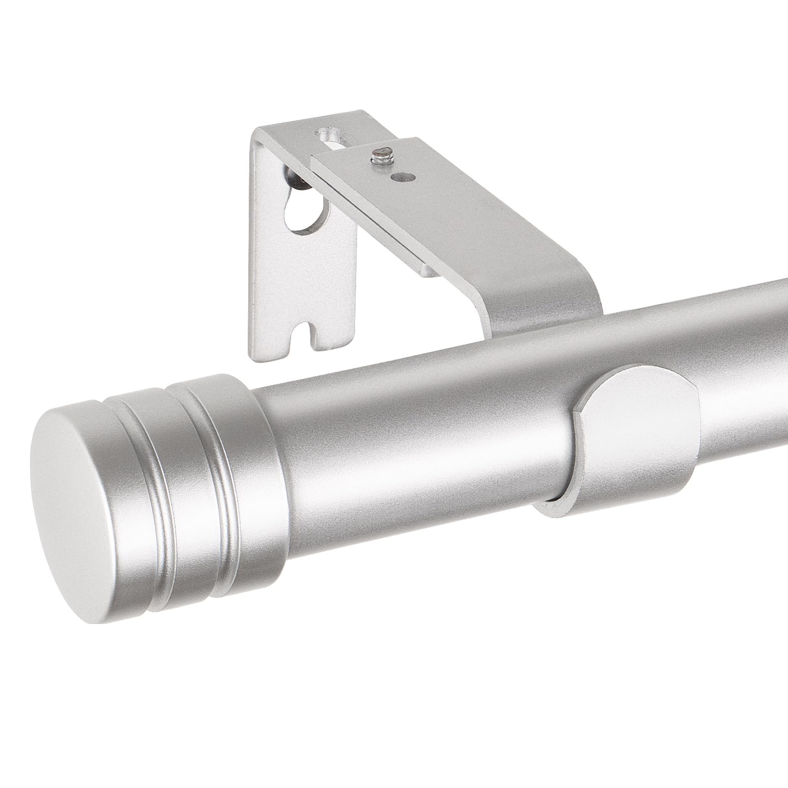 Amazon.com: Silver Curtain Rods for Windows 66 to 120 Inch, USFOOK 1 ...