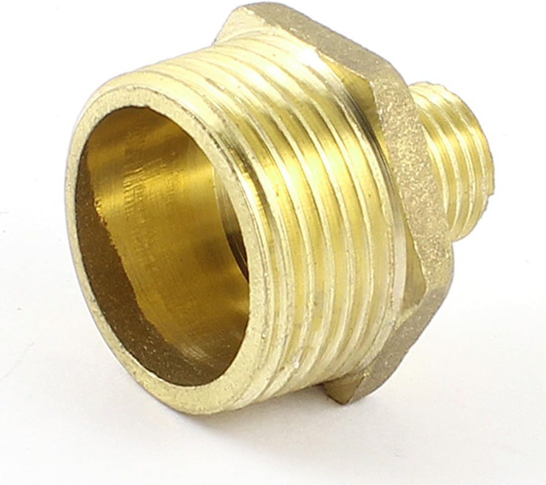 Amazon.com: uxcell Brass Pneumatic Pipe G3/4 to G1/4 Male Thread M/M ...