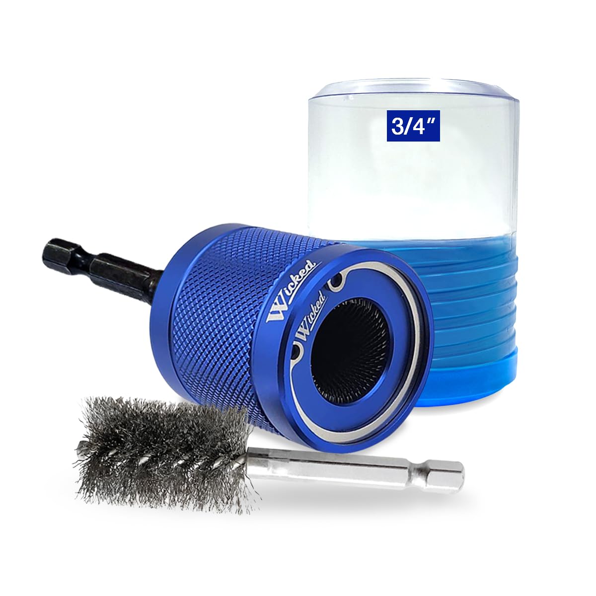 WICKED 3/4” Copper Pipe Cleaner, The Original Fully Repairable Extreme ...