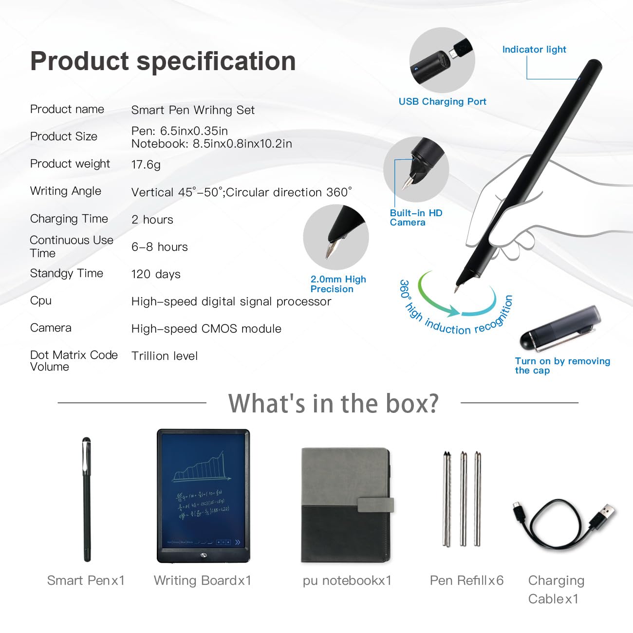 Digital Smart Pen Notebook an...B0CCV6XVX6 | Encarguelo.com