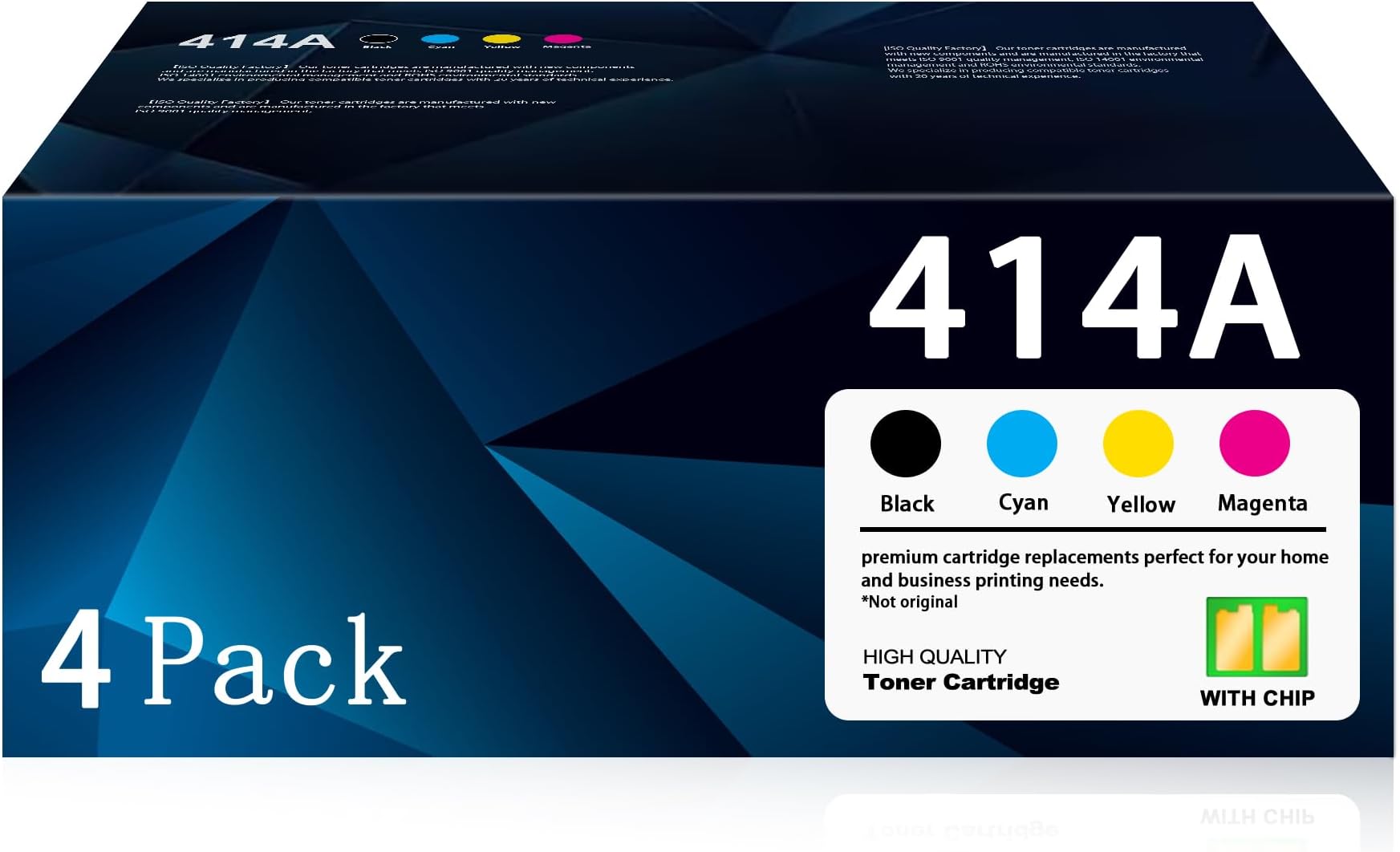 Amazon.com: 414A Toner Cartridges 4 Pack High Yield Replacement for HP ...