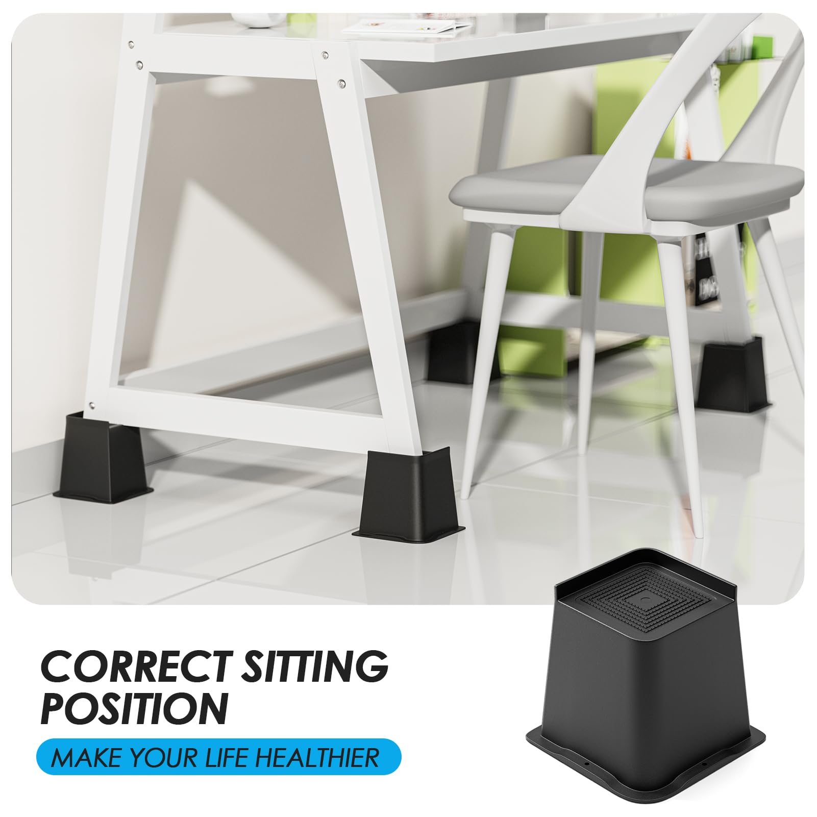 6 Inch Furniture Risers Heavy Duty 6 Inch Bed Risers Furniture Legs